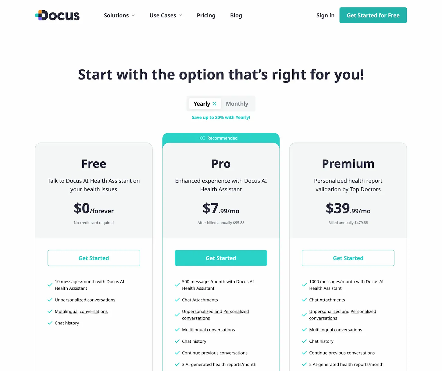 Docus.ai- Diagnose fast with AI, verify with top human doctors | ToolsFine